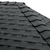 GAF TimberCrest 10 in. W Charcoal Reflector Bullnose Hip and Ridge Cap ...
