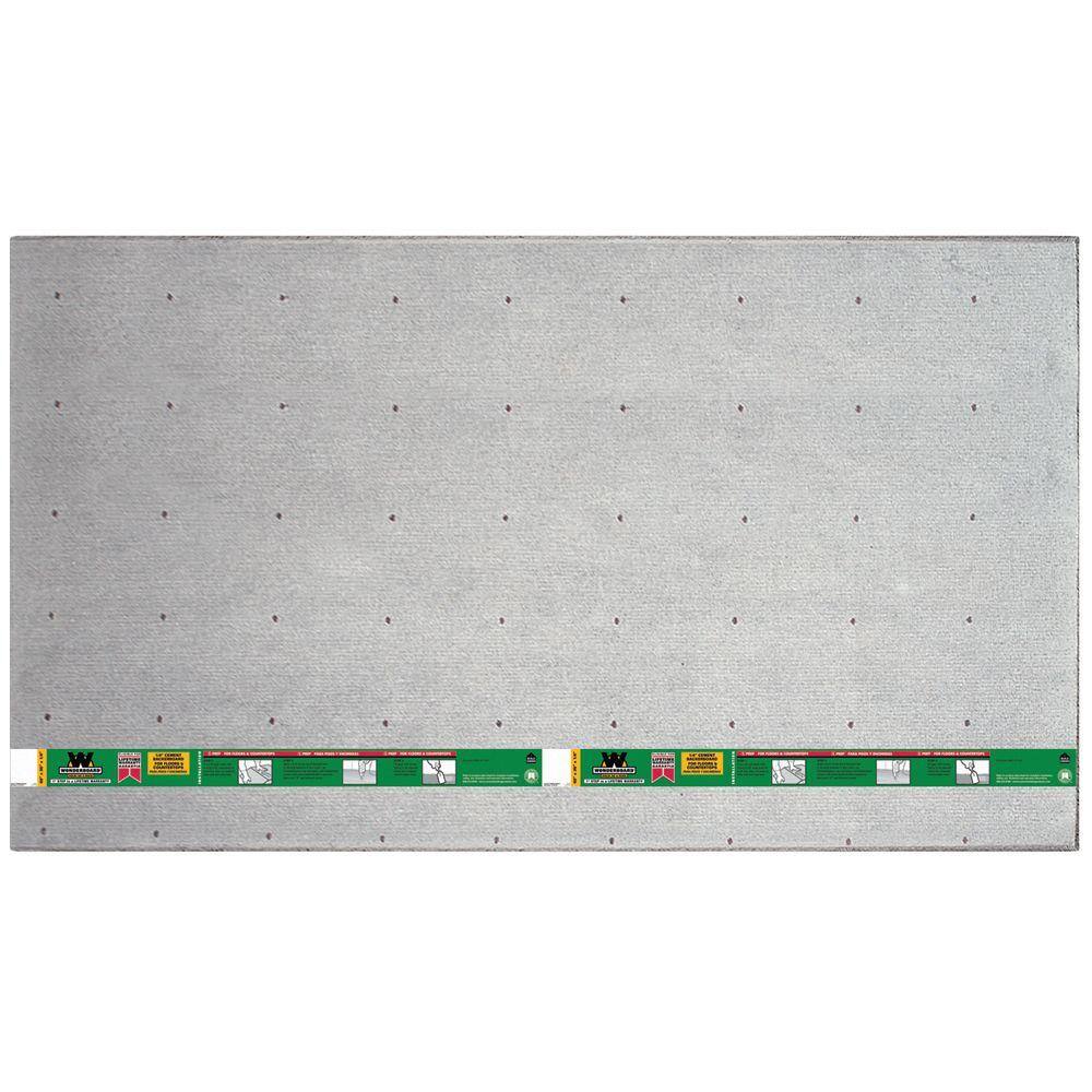 Custom Building Products Wonder Board 3 ft. x 5 ft. x 1/4 in. Backer ...