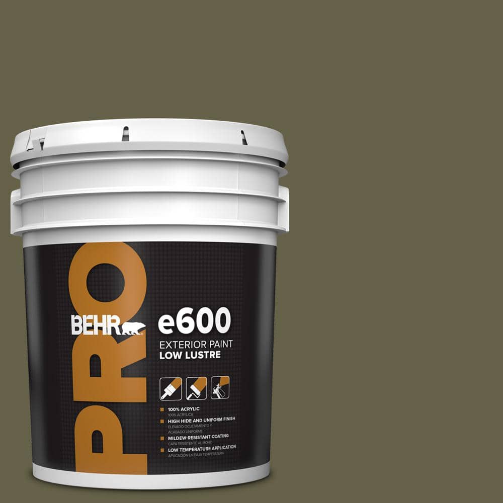BEHR PRO 5 gal. #PPU9-01 Alligator Skin Low Luster Exterior Paint ...