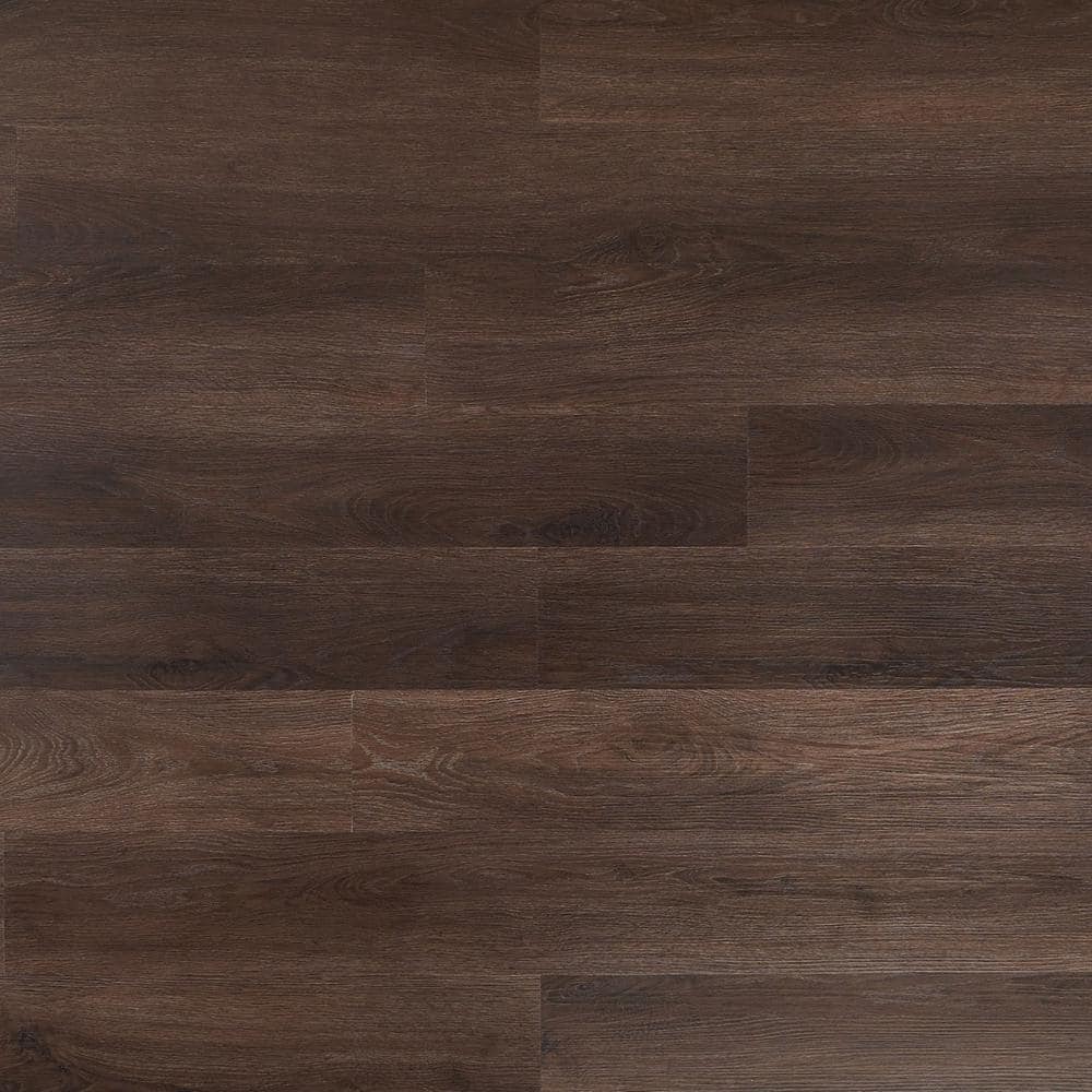 Ivy Hill Tile Lexington 28 mil 6 in. x 48 in. Espresso Loose Lay ...