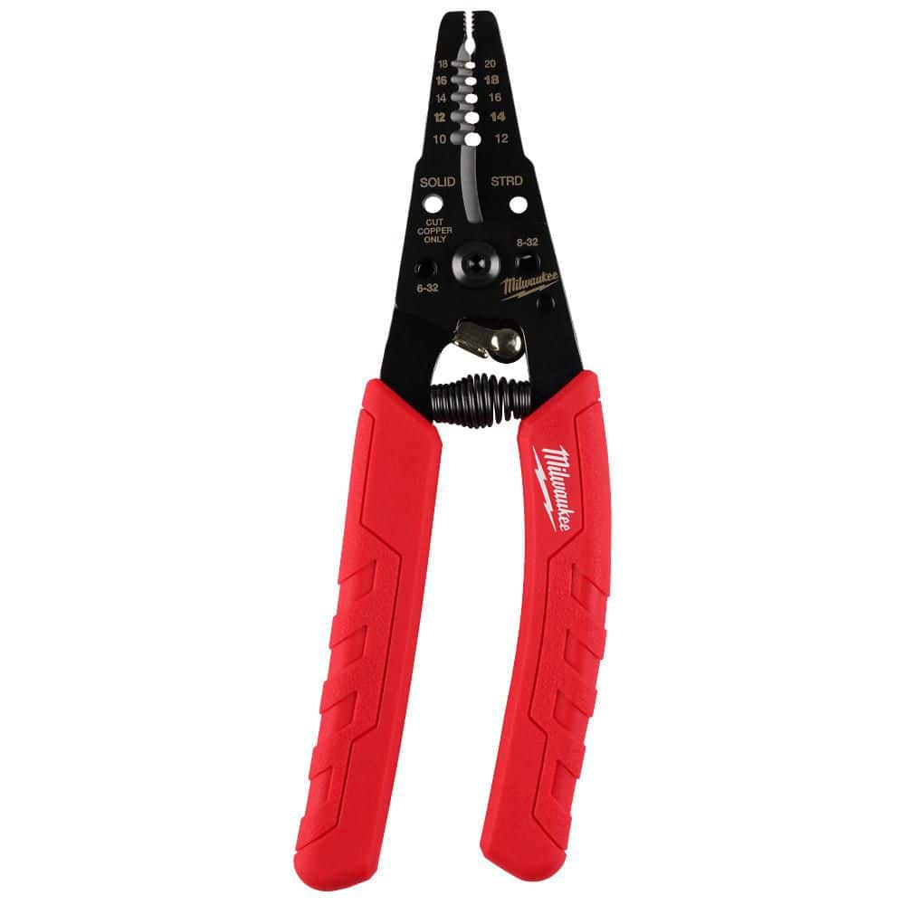 Milwaukee 10-20 AWG Wire Stripper/Cutter with Comfort Grip 48-22-3050 ...