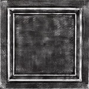 A La Maison Ceilings Line Art Black Brass 1.6 ft. x 1.6 ft. Decorative ...