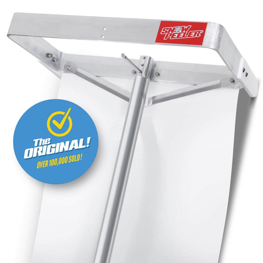 SNOW PEELER SnowPeeler Classic Snow Rake 20 ft. Handle - 9 ft. Snow ...