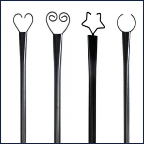 Cubilan Set of 6 RC String Light Pole 9 ft. Lighting Stand LED Solar ...