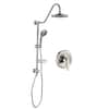 PROOX 5-Spray Round Wall Bar Shower Kit with Hand Shower with ...