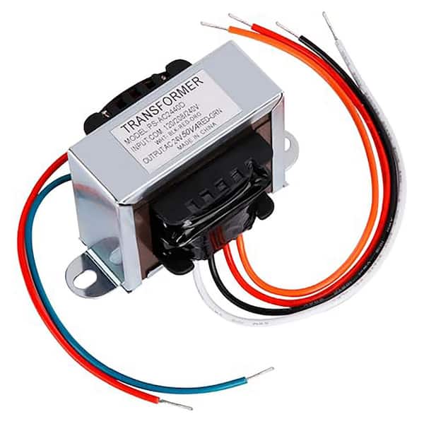 24V 50VA Control Transformer Multi-Tap for HVAC Furnace, Primary 120V 208V 240V Secondary 24V ...
