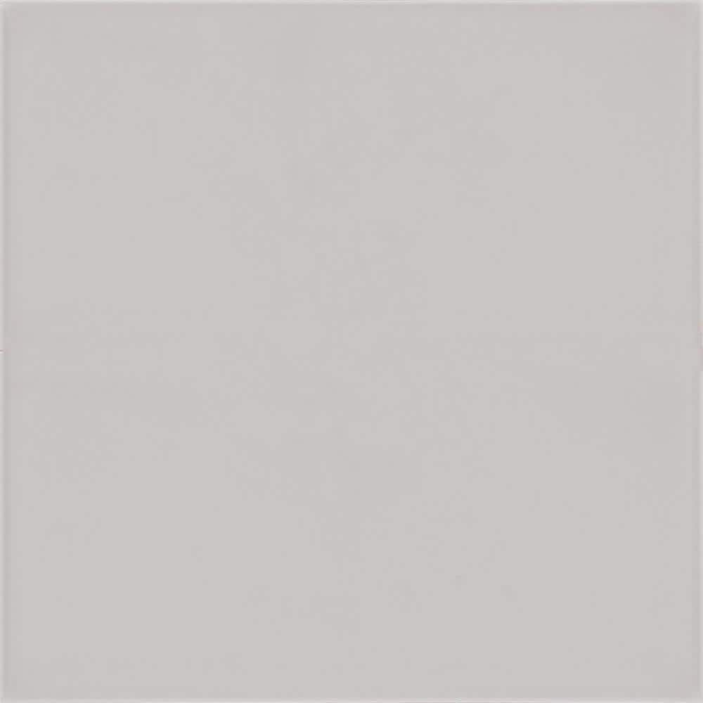 Daltile Vitruvian Light Grey Glossy 6 in. x 6 in. Glazed Ceramic Wall ...