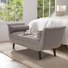 Jennifer Taylor Alma Opal Grey Tufted Entryway Bench 85170-865 - The ...