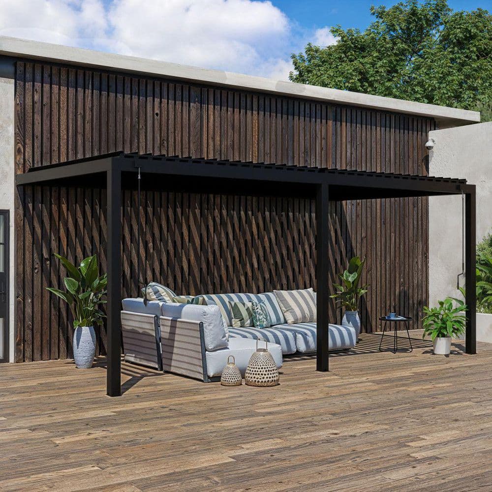 Reviews for Backyard Discovery Evanston 20 ft. x 10 ft. Black ...