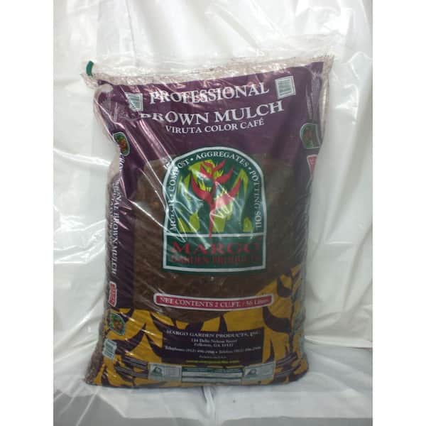 Margo Garden Products 2.0 cu. ft. Brown Mulch 133614 - The Home Depot