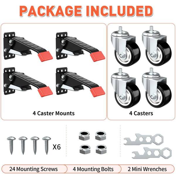 Heavy Duty Retractable Casters