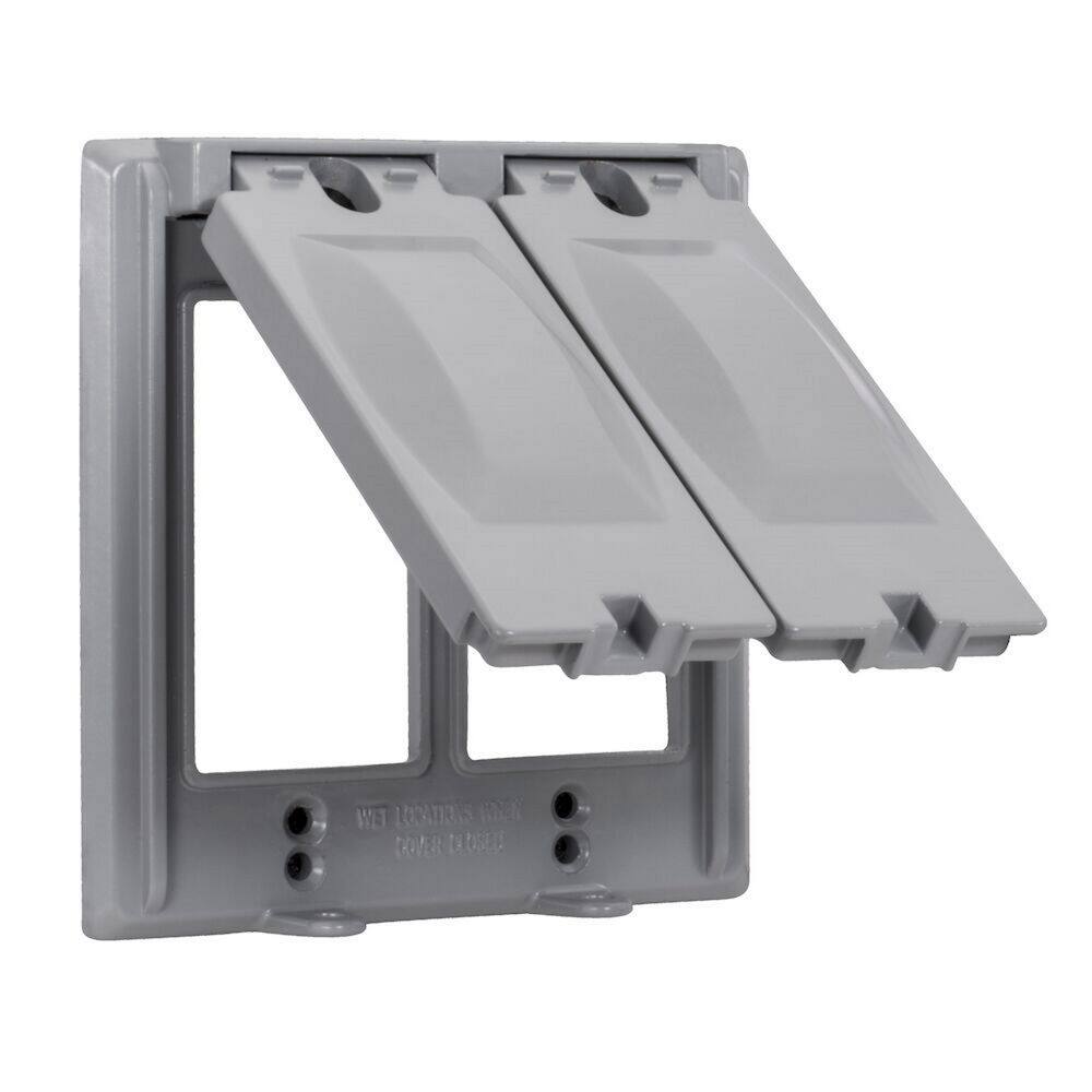 Southwire 16-in-1 Weatherproof Gray Vertical Device Cover WC2225 - The ...
