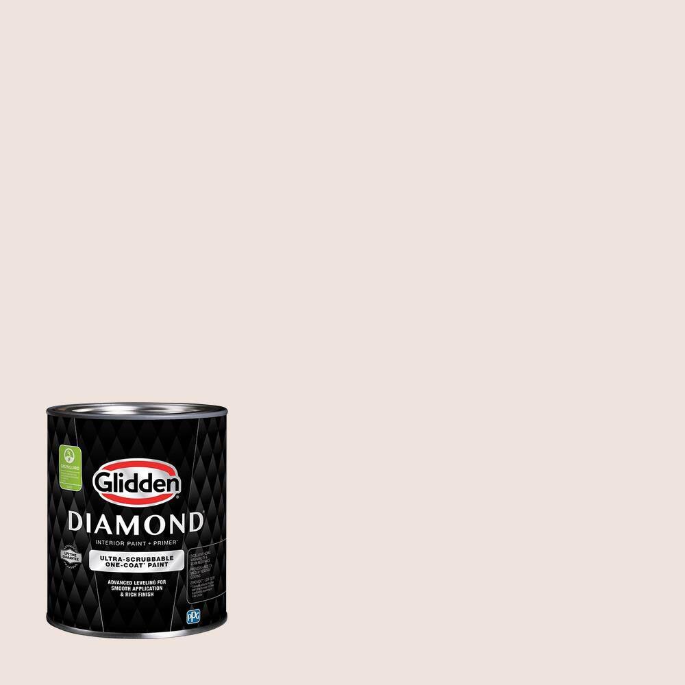 Glidden Diamond 1 qt. PPG1057-1 Macadamia Nut Satin Interior Paint with ...