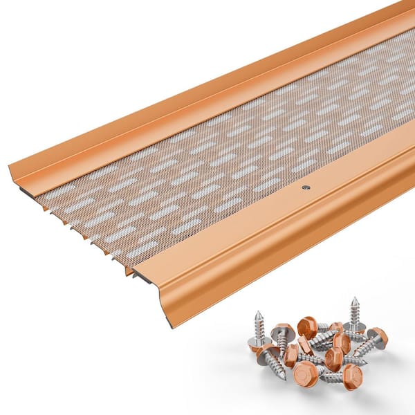 WATERLOCK Micromesh [5 in. x 1 ft.] Gutter Guard for 5 in. K-Style and ...