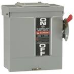 Siemens General Duty 60 Amp 3-Pole 3-Wire 240-Volt Non-Fusible Outdoor ...