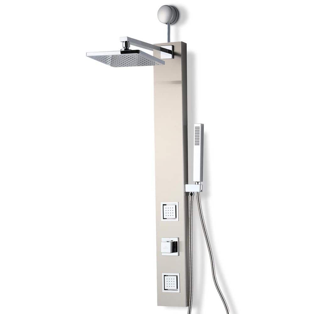 Reviews for ANZZI 39 in. 2-Jetted Shower with Heavy Rain Showerhead and ...