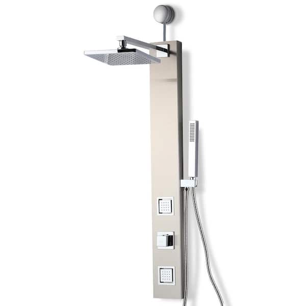 Reviews for ANZZI 39 in. 2-Jetted Shower with Heavy Rain Showerhead and ...