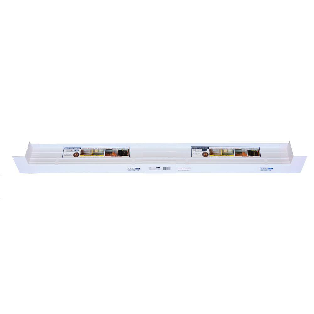 SureSill 3-1/4 in. x 120 in. PVC Sloped Sill Pan Flashing Kit for ...