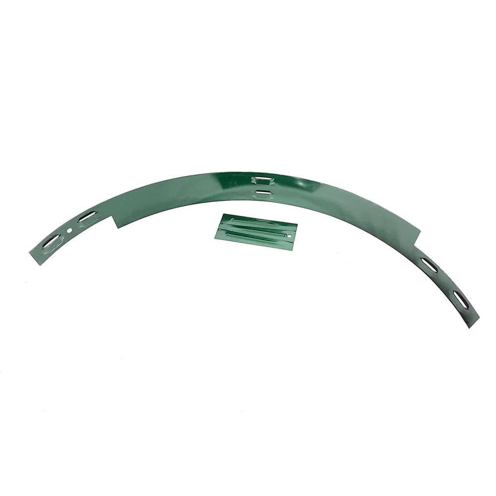 Vigoro 3-3/4 ft. Green Steel Tree Ring Edging Section 867274 - The Home ...