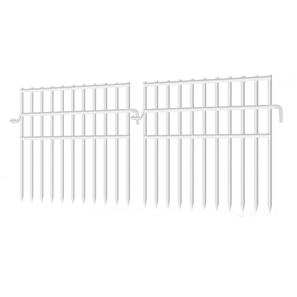 37 ft. x 13 in. Garden Animal Barrier Fence 1. 44 in. Gap Decorative ...