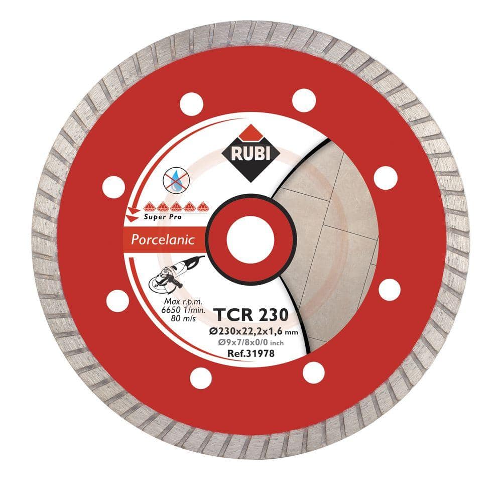 Rubi TCR 4-1/2 in. Turbo Blade 31972 - The Home Depot