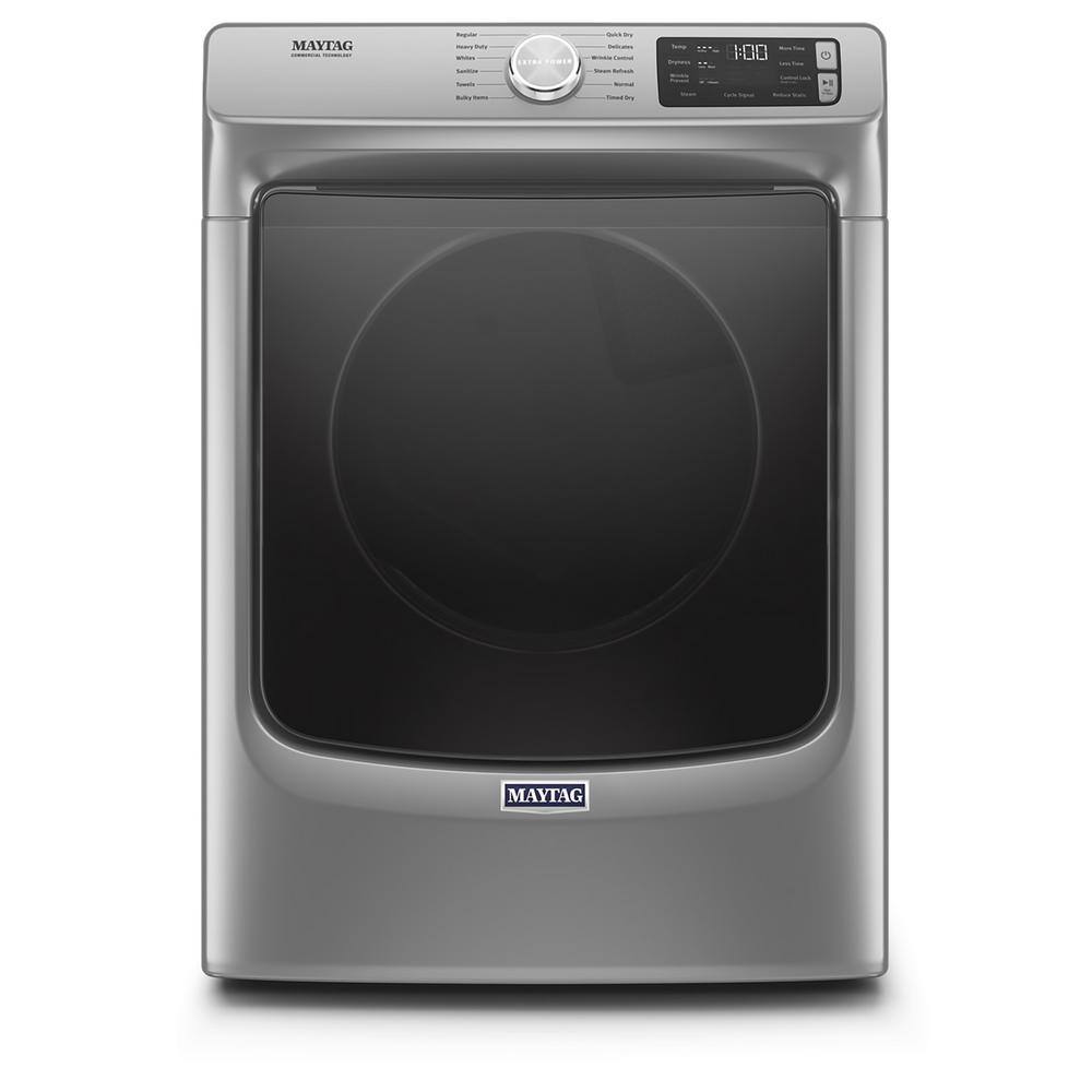 Maytag 7.3 cu. ft. 120 Volt Metallic Slate Stackable Gas Vented Dryer ...