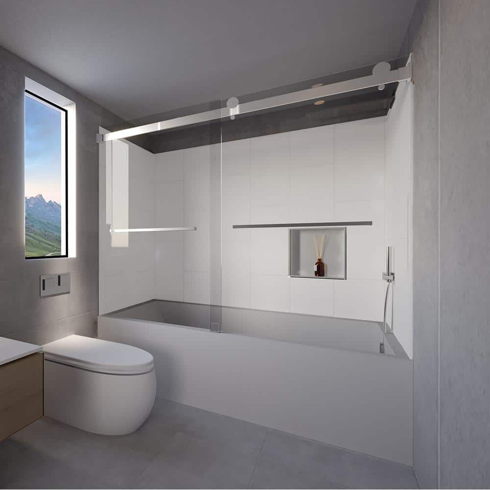 NuVo Winter White-Tetherow 60 in. L x 36 in. W x 83 in. H Rectangular ...