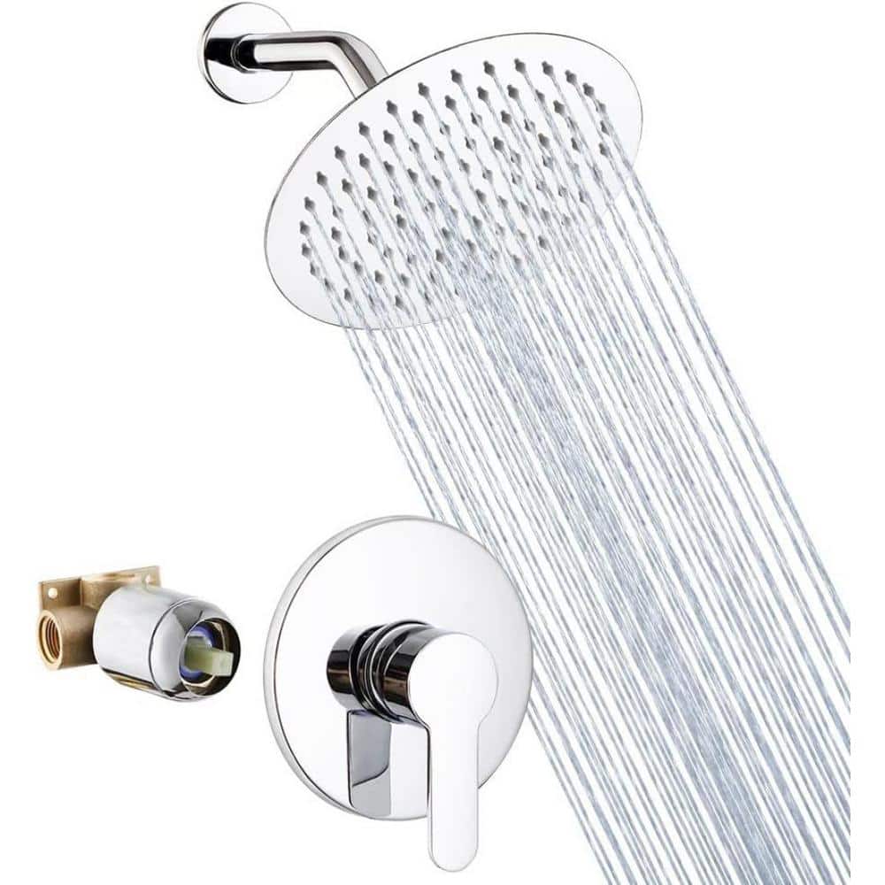 16 GAUGE SINKS Roxy 11 in. W 3 Jet Shower Tower in Chrome 16GS-36208 ...
