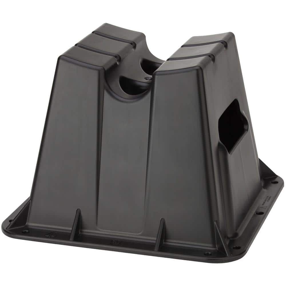 Attwood Block Pontoon Storage, Black (Set of 4) 11401-4 - The Home Depot