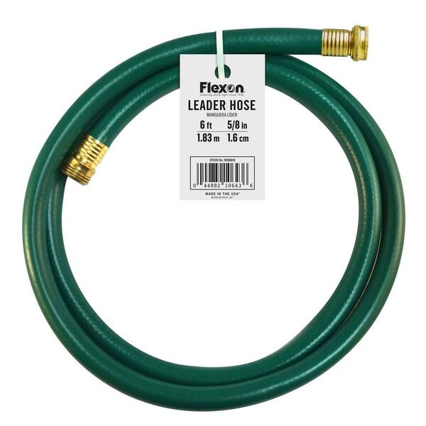 Flexon 5/8" x 6 ft. Male/Female Leader Hose REM6HD - The Home Depot