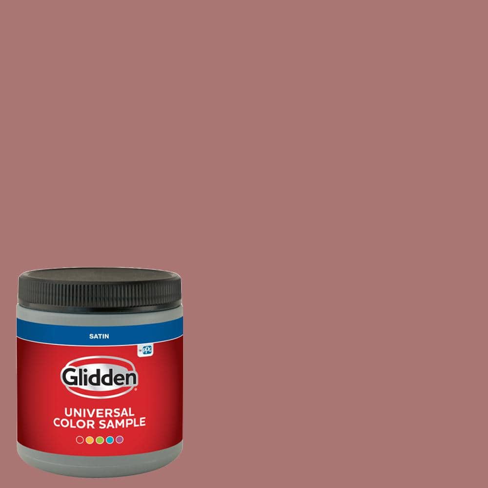 Glidden 8 oz. PPG1055-5 Cinnamon Diamonds Satin Interior Paint Sample ...