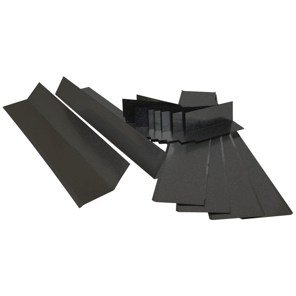 Gibraltar Building Products 24 in. x 24 in. Galvanized Steel Black ...