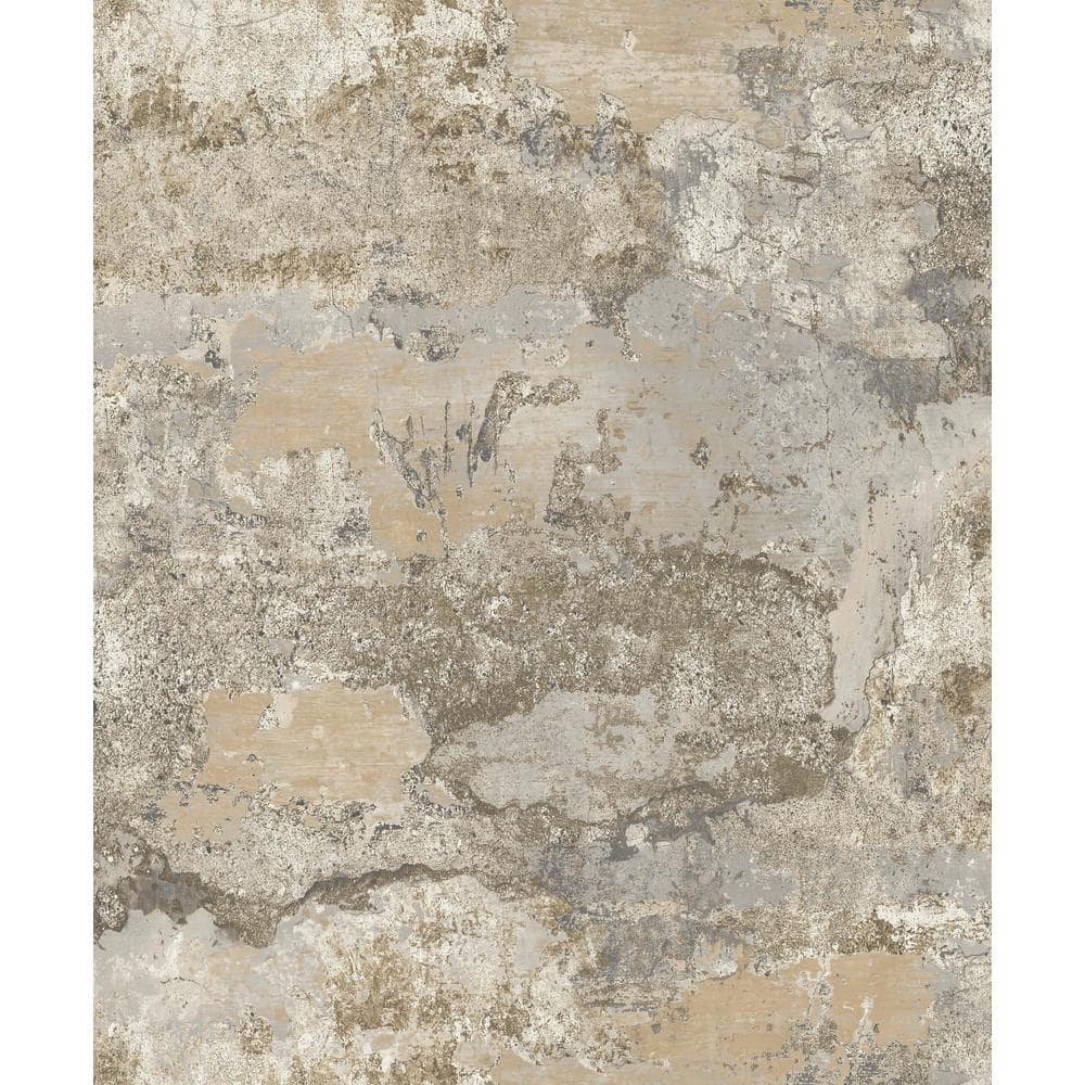 HOLDEN Concrete Texture Natural Non-Pasted Wallpaper (Covers 56 sq. ft ...