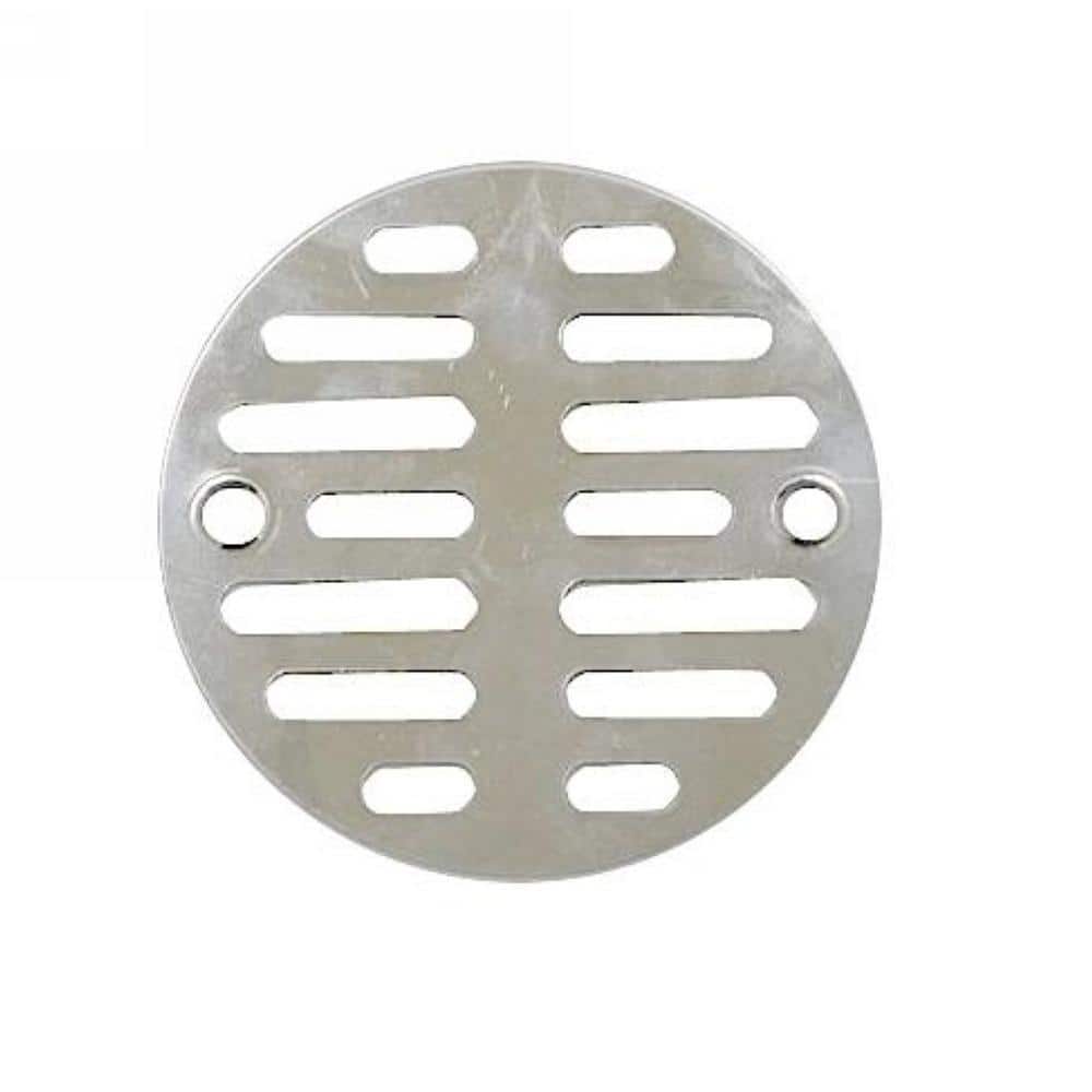 PlumbPro 3-1/2 in. Chrome Plated Floor Drain Grill 03521 - The Home Depot