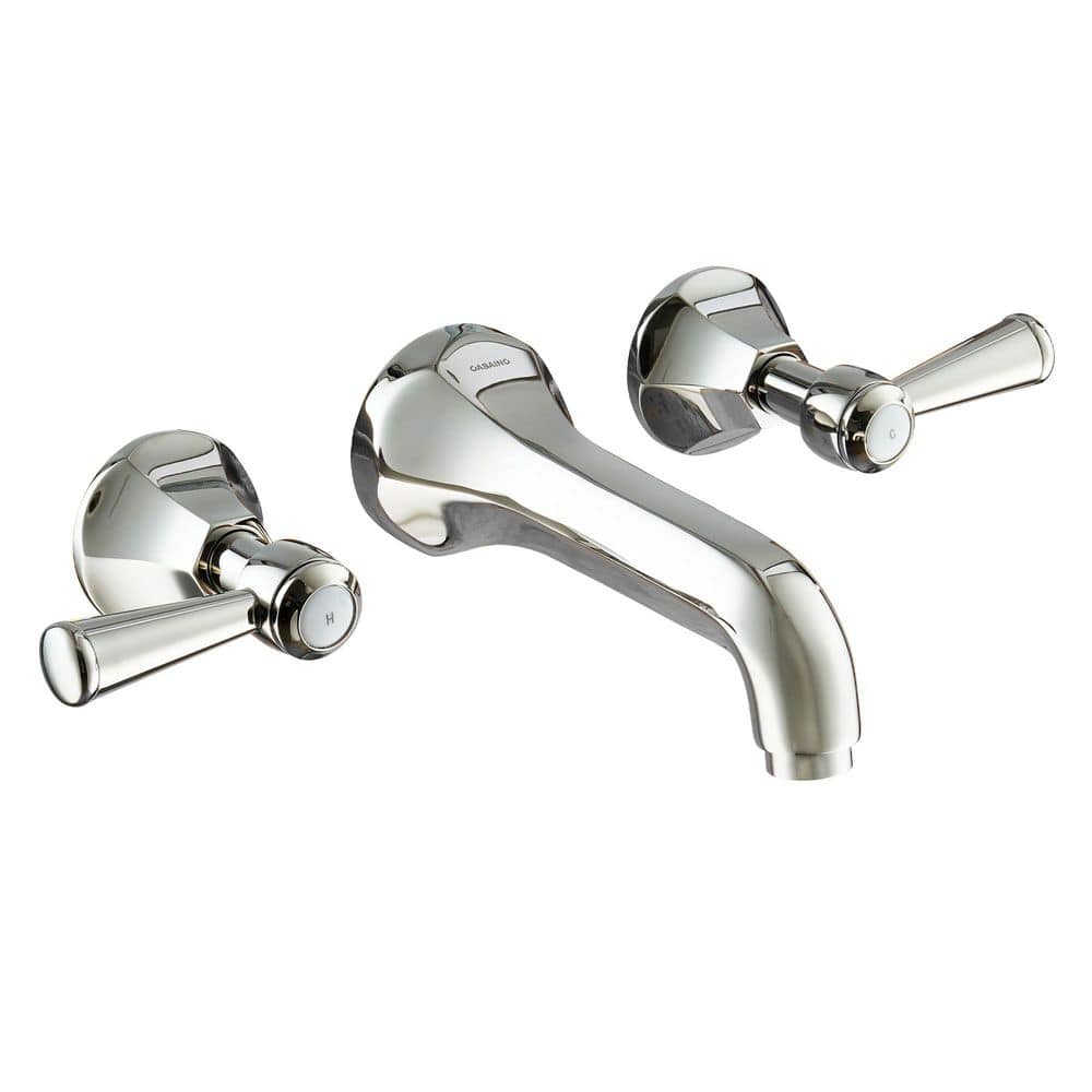 CASAINC Classical Style Double Handle Wall Mounted Bathroom Faucet in ...