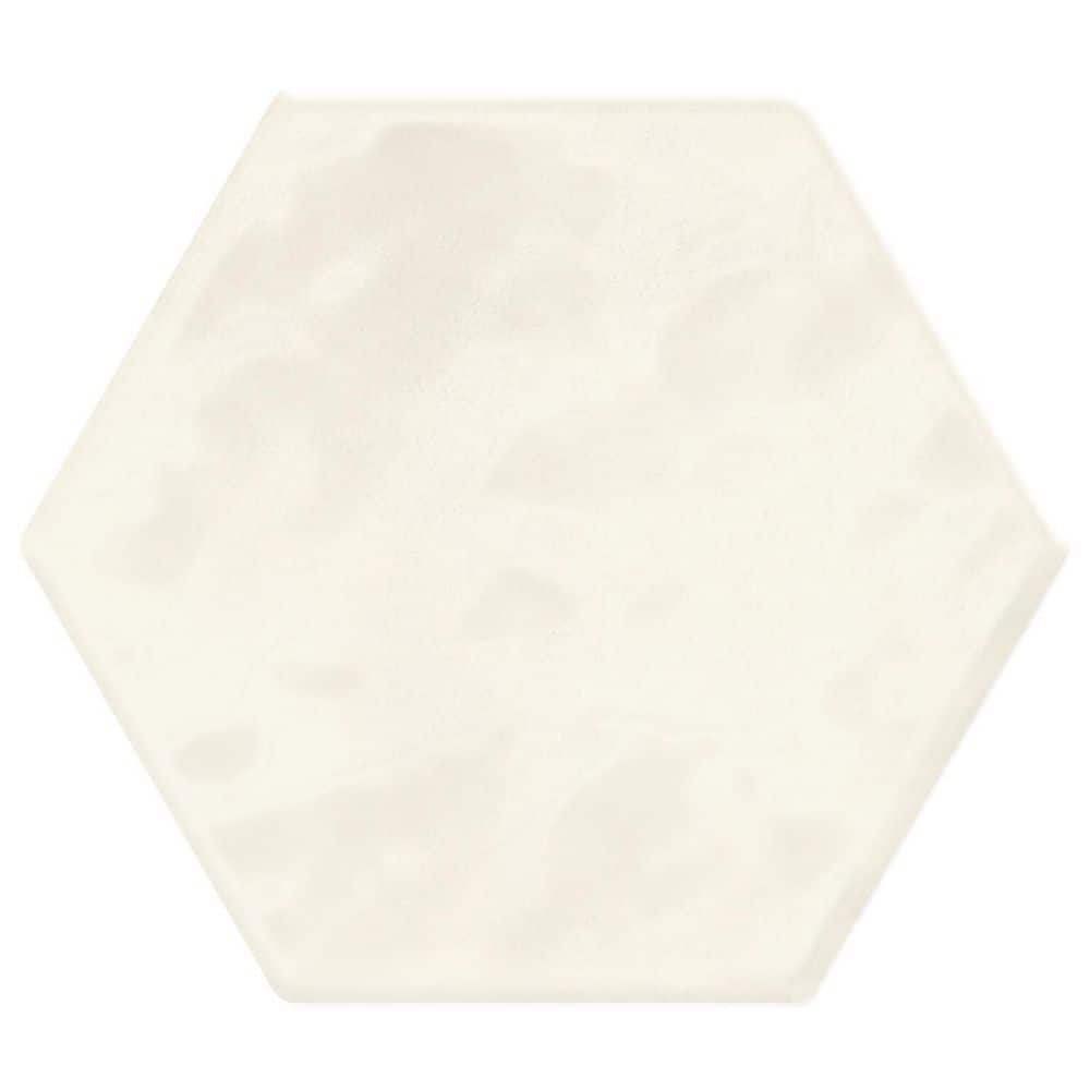 Daltile Mesmerist Spirit 4 in. x 4 in. Glossy Ceramic Hexagon Wall Tile ...