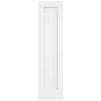 JELD-WEN 30 in. x 80 in. Madison White Painted Smooth Solid Core Molded ...