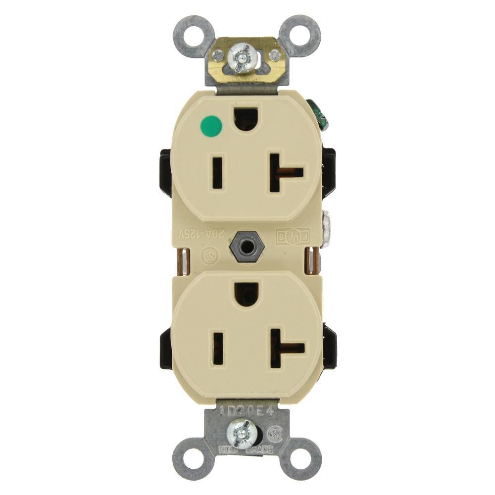 Reviews for Leviton 20 Amp 125 V Hospital Grade Duplex Outlet ...