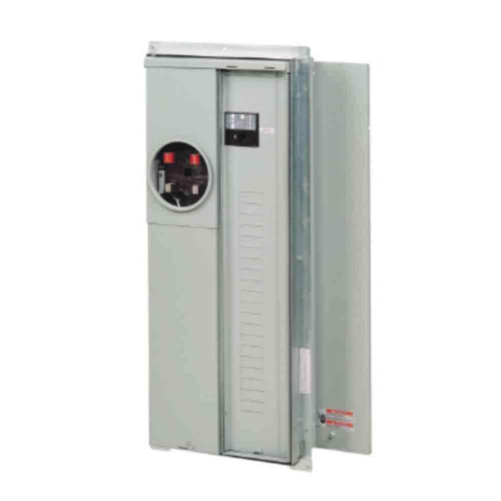 Eaton 200 Amp 20-Space 40-Circuit EUSERC BR Type Main Breaker Meter ...