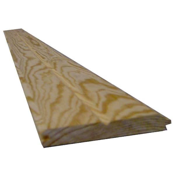 1 in. x 8 in. x 8 ft. Knotty WP4 /#116 Tongue and Groove Common ...