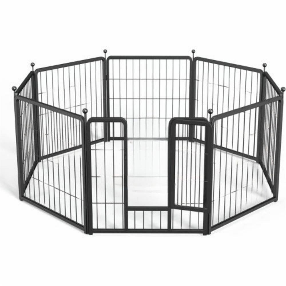 LSFA "Dog Playpen Indoor, Puppy Playpen Indoor for Yard, Camping, 32 ...