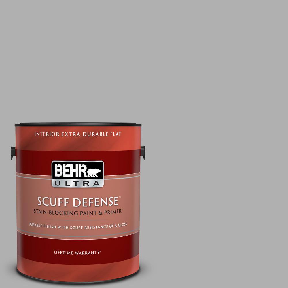 BEHR ULTRA 1 gal. #780F-4 Sparrow Extra Durable Flat Interior Paint ...