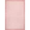 nuLOOM Marianne Handmade Wool Border Baby Pink 5 ft. x 8 ft. Area Rug ...
