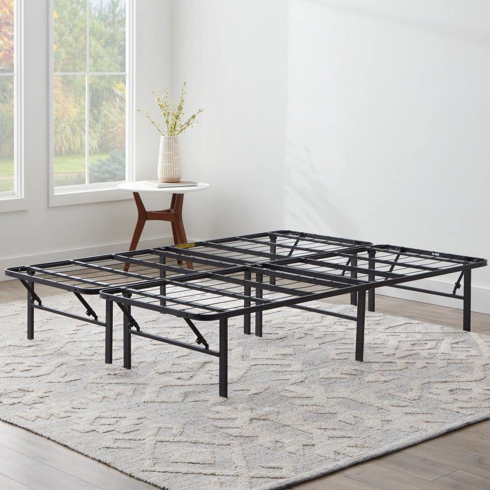 Lucid Comfort Collection 14 in. Steel Platform Bed Frame - Full ...