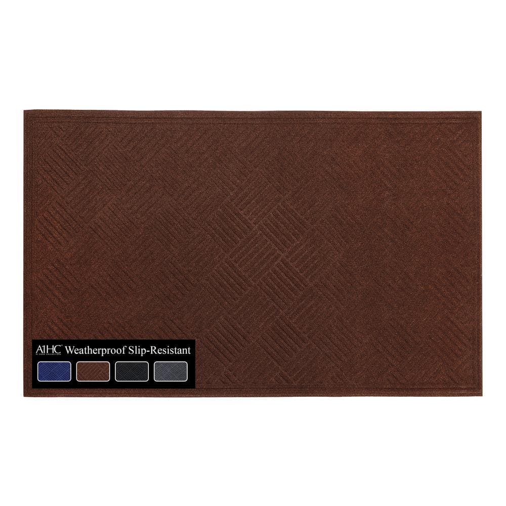 A1 Home Collections A1HC All Weather Durable Polypropylene Brown 36 in ...