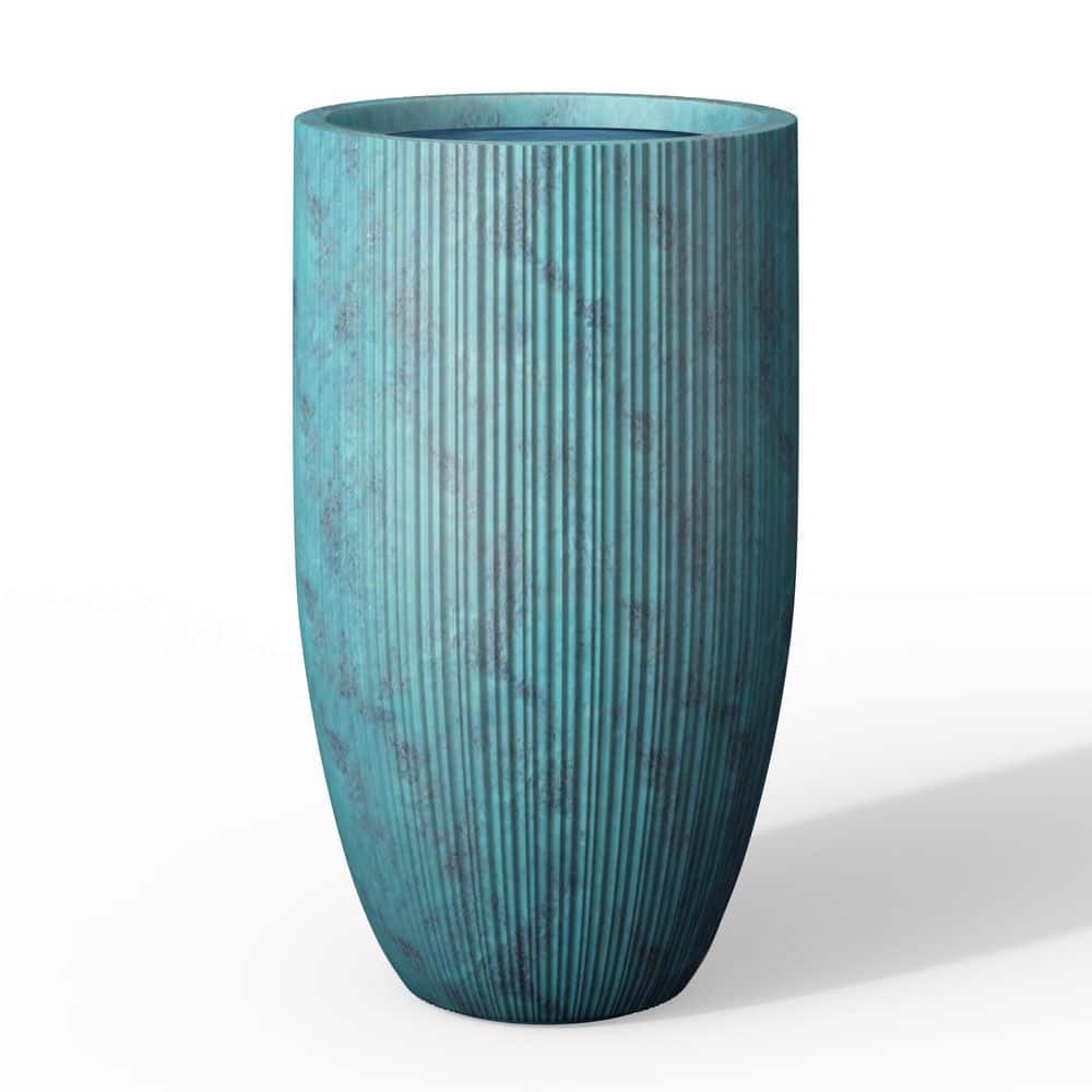 Sapcrete 14 in. Large Blue Patina (Premium Inner) Concrete Round ...