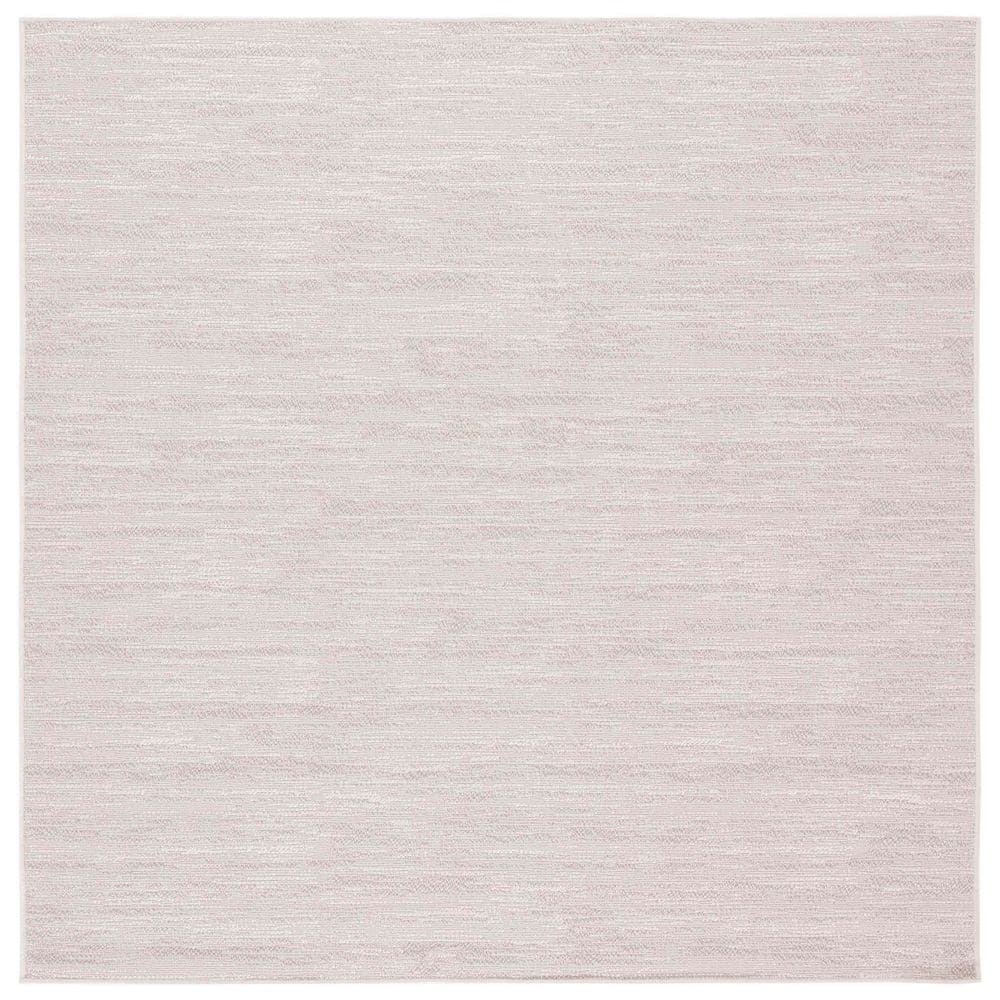 SAFAVIEH Lakeside Beige 7 ft. x 7 ft. 2-Toned Solid Indoor/Outdoor ...