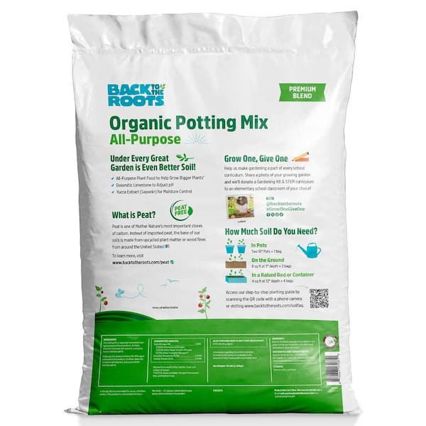 Back to the Roots Organic Bulk Potting Mix Soil Pallet (60 1 cu. ft ...