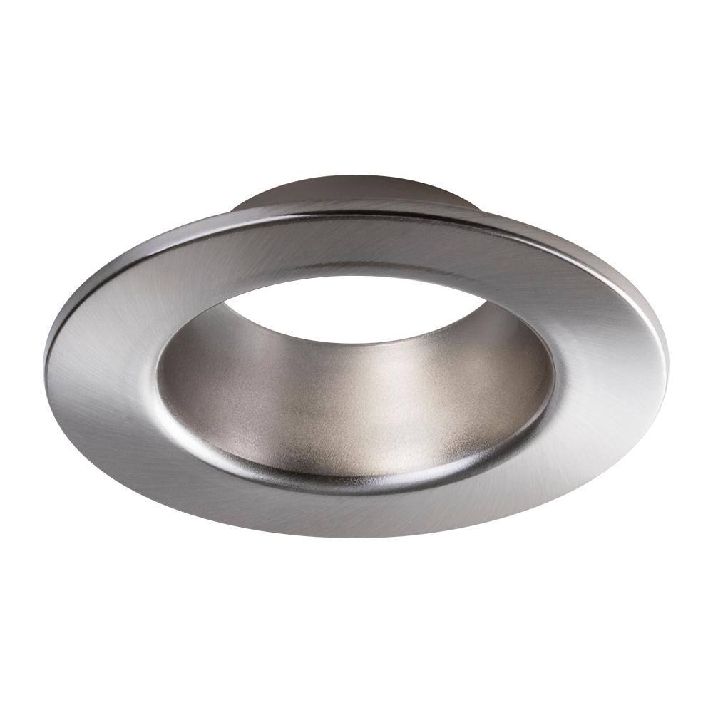 Liteline SPEX Lighting - 4 in. Round Brushed Nickel Trim for Baffle ...