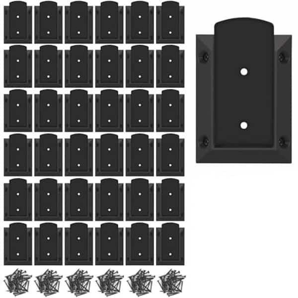 KIWDZFU Aluminum Deck Railing Brackets Connector for 2x4 Wood Posts ...
